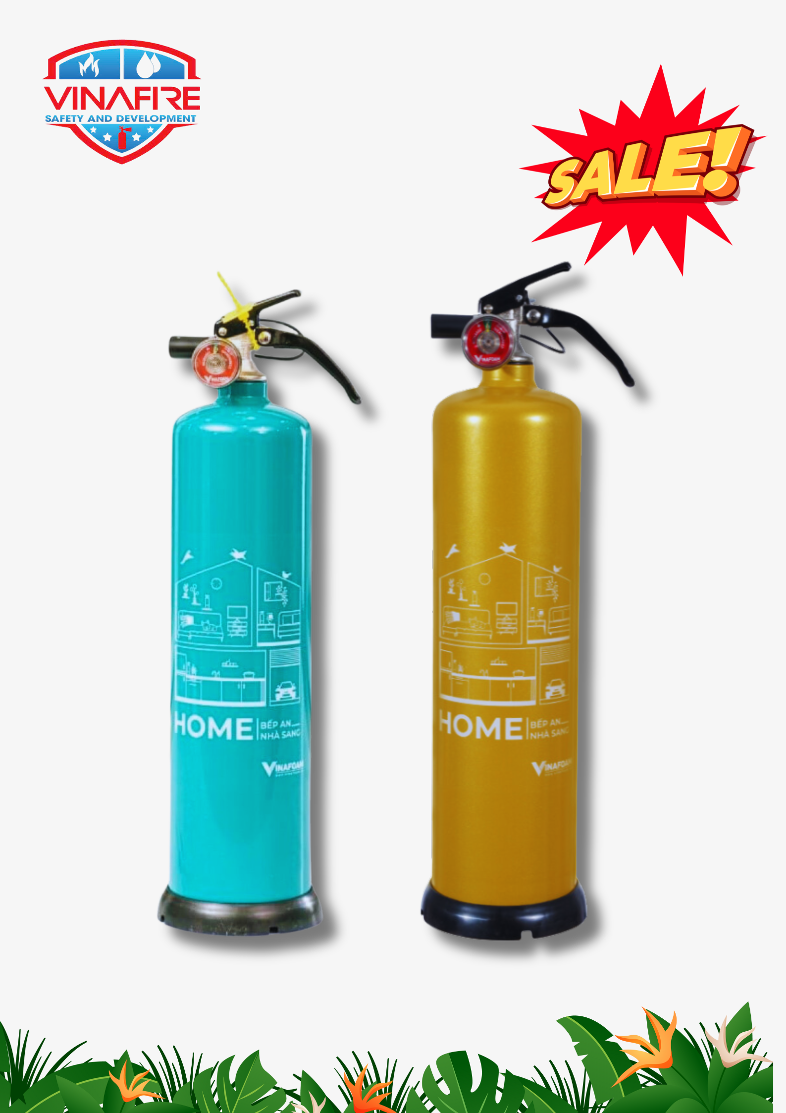 Bình chữa cháy HOME (dành cho bếp) – VinaFoam – PCCC vinafire